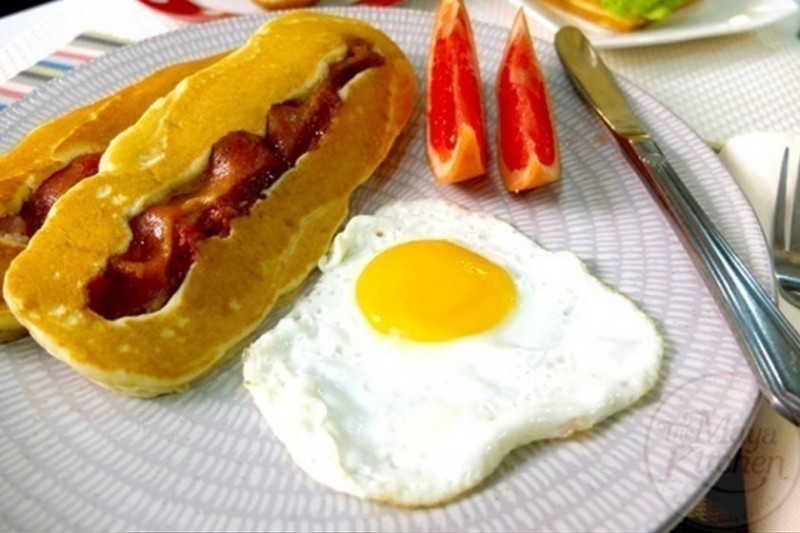 Bacon Hotcakes | Online Recipe | The Maya Kitchen