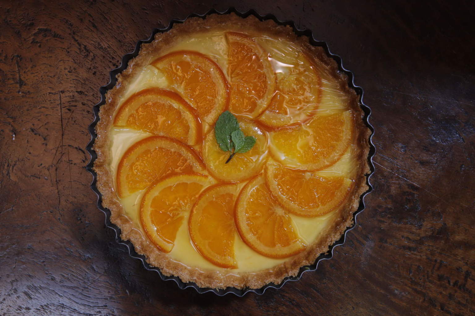 Au Bon Vivant Orange Tart | Online Recipe | The Maya Kitchen