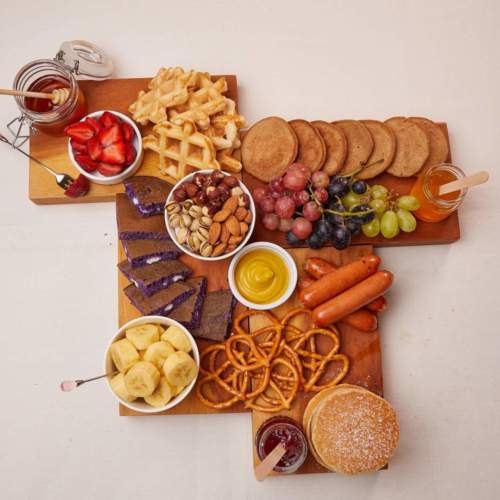 Cocktail Party Hotcake Board | Online Recipe | The Maya Kitchen