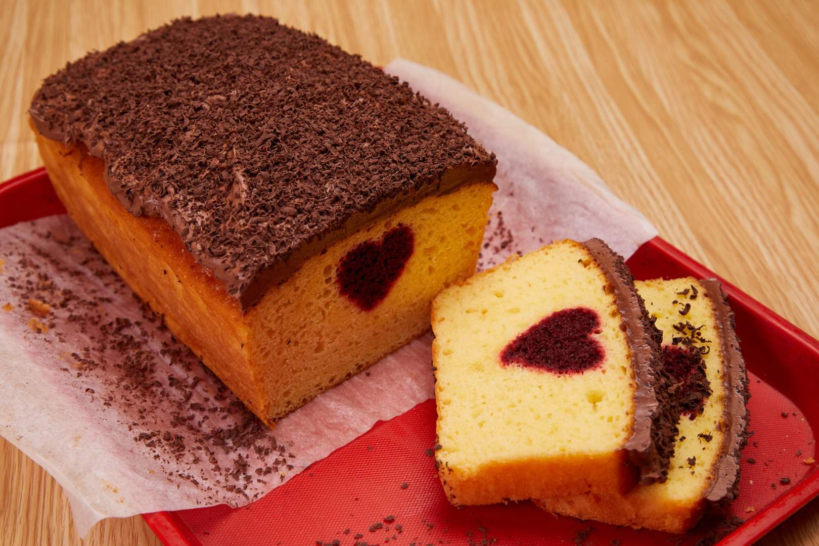 Yellow Cake Loaf Surprise | Online Recipe | The Maya Kitchen