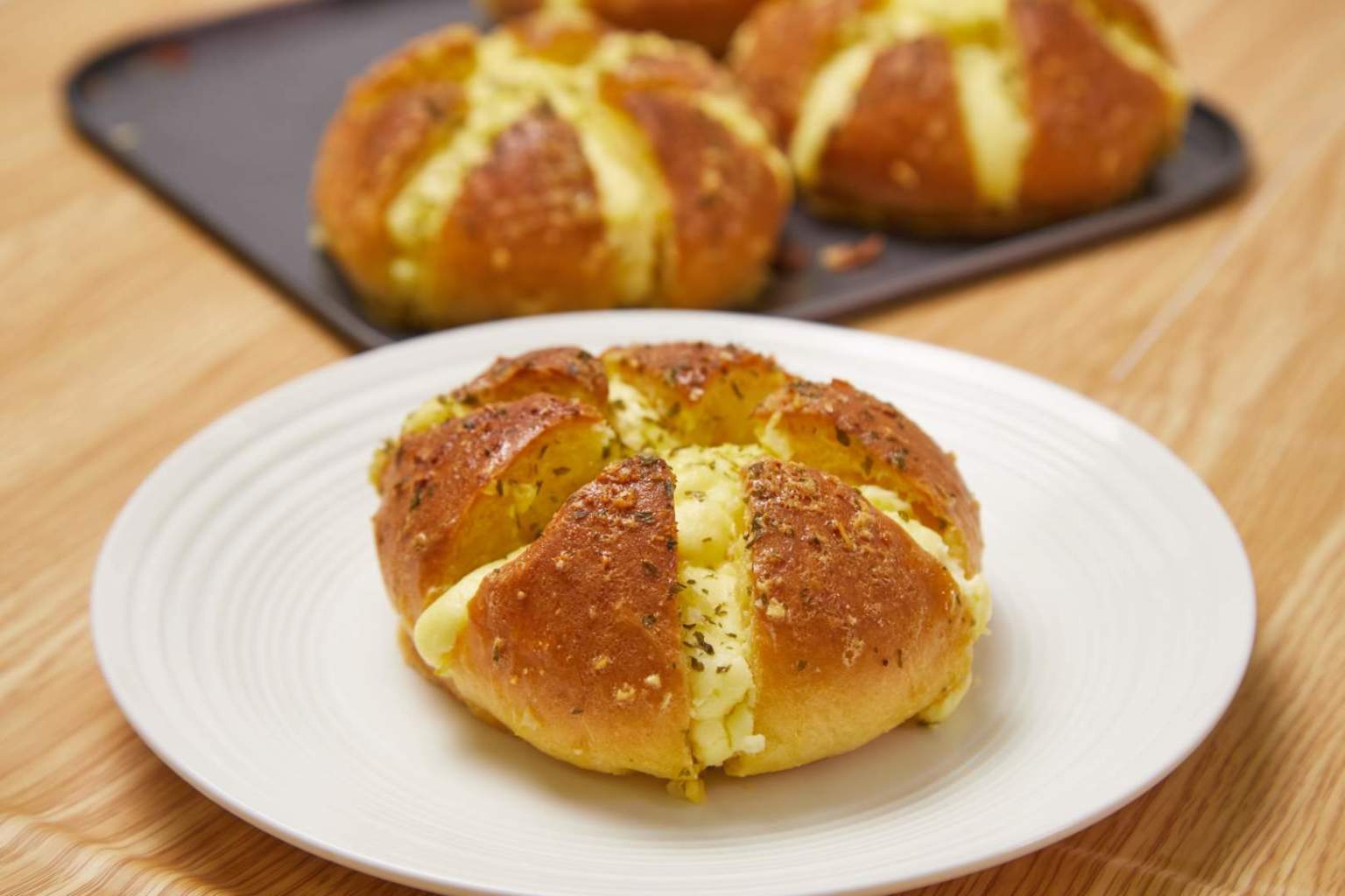 Butter Garlic Toasted Bread with Cream Cheese Filling | Online Recipe ...
