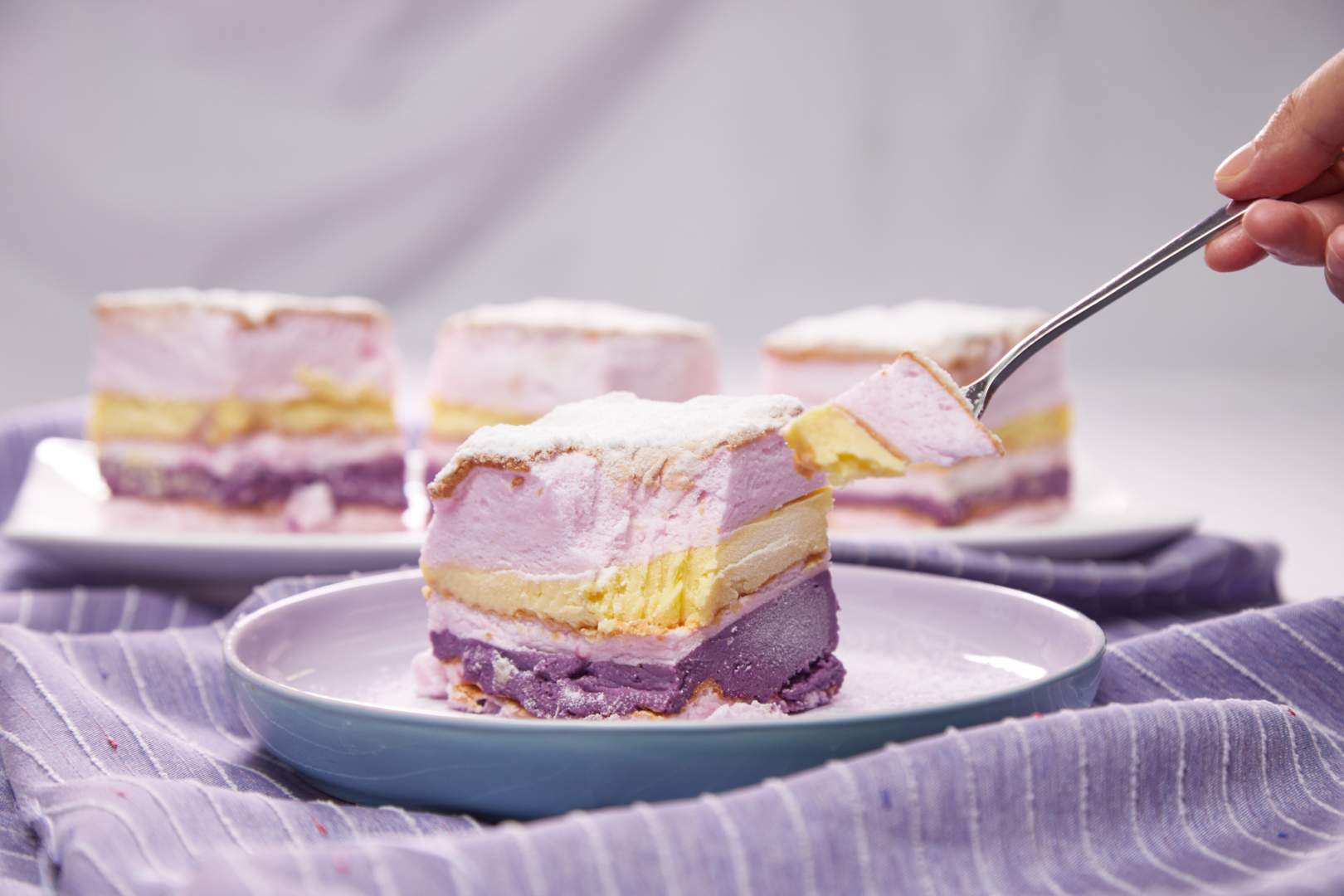 Frozen Ube Brazo De Mercedes | Online Recipe | The Maya Kitchen