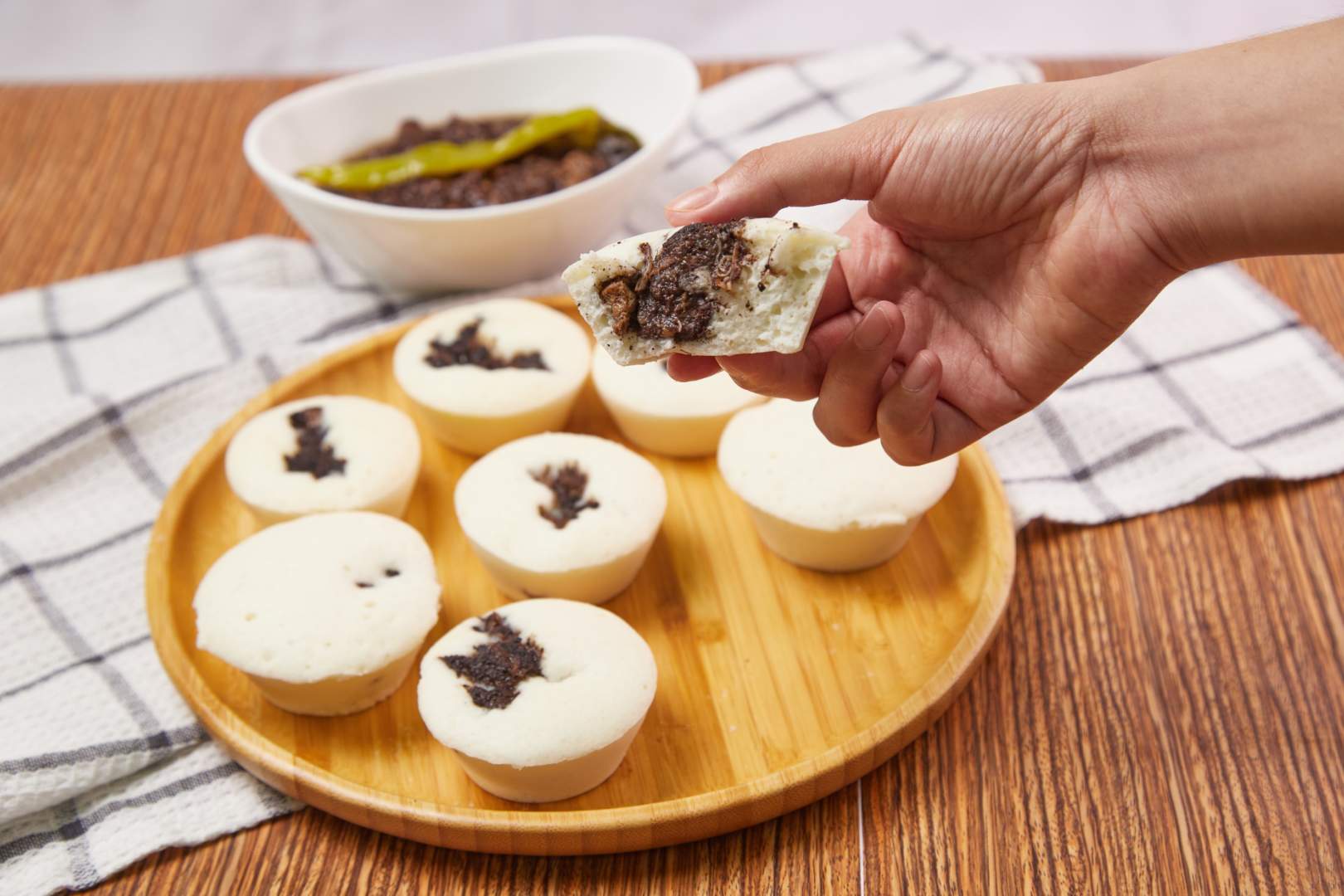 Puto Pao With Dinuguan Filling | Online Recipe | The Maya Kitchen