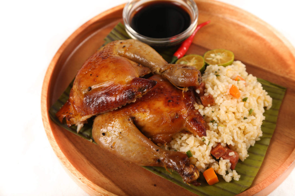 Whole Roast Chicken Inasal With Chorizo Rice Stuffing | Online Recipe ...