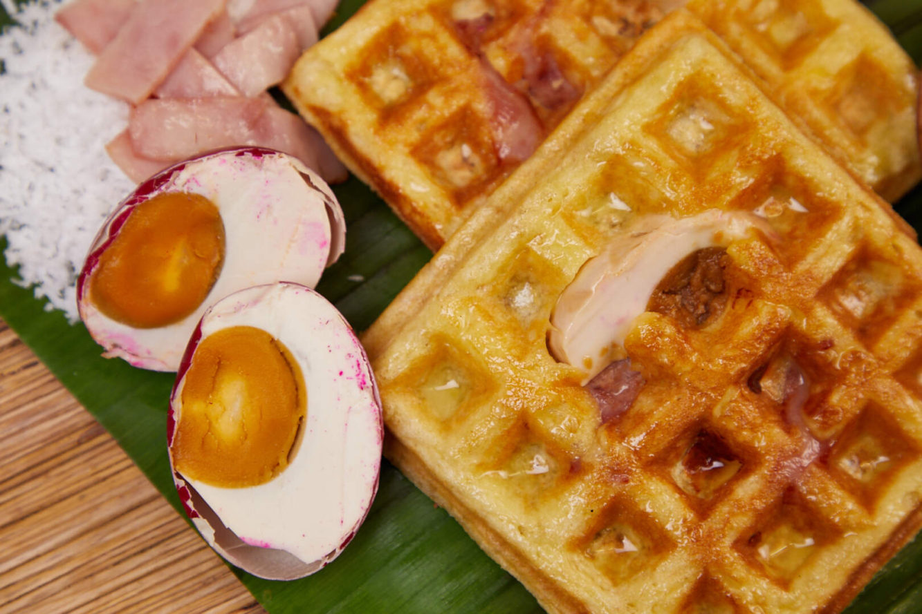Oatmeal Bibingka Waffle | Online Recipe | The Maya Kitchen