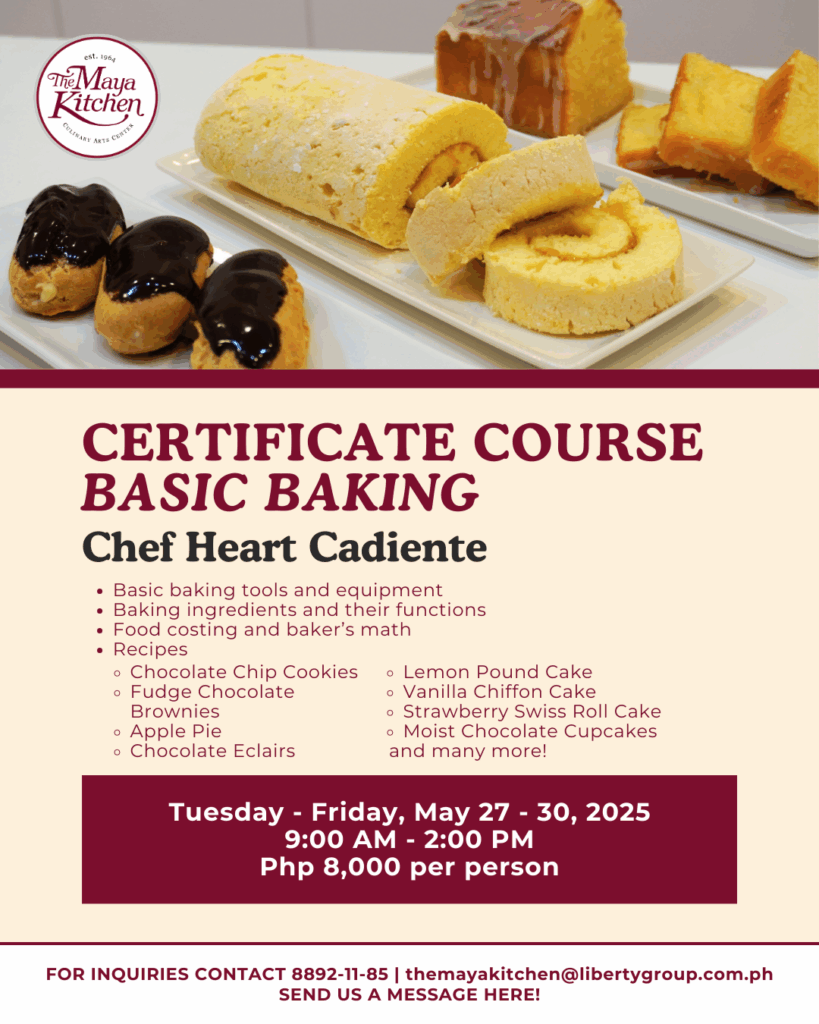 CERTIFICATE COURSE: BASIC BAKING | The Maya Kitchen